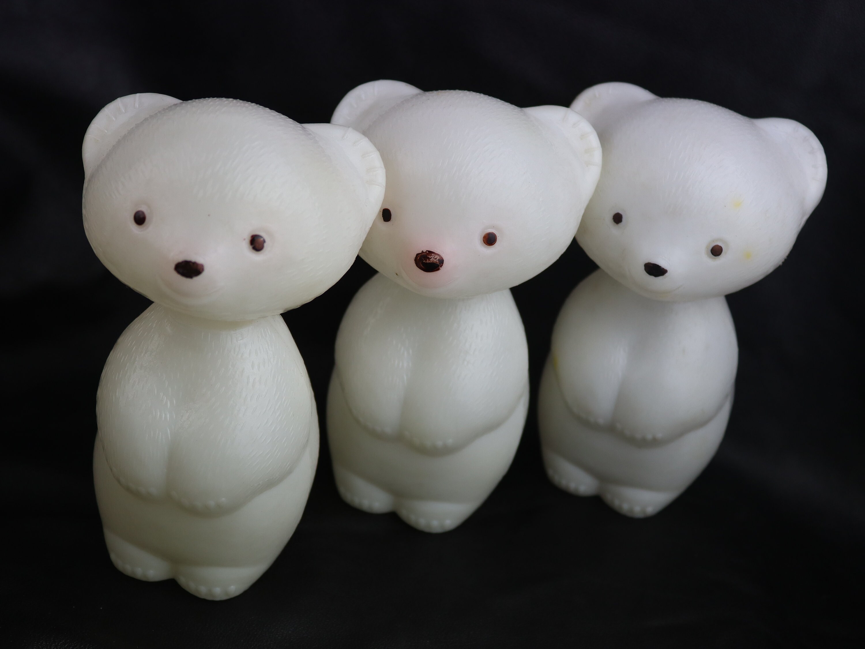 Three Vintage Plastic Polar Bears Soviet Polar Bear Toy - Etsy