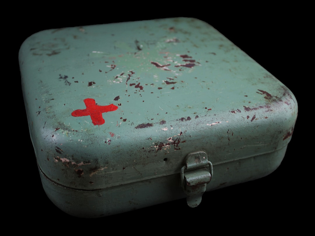 Vintage Metal First-aid Kit, Soviet First-aid Kit, Army First-aid Kit ...
