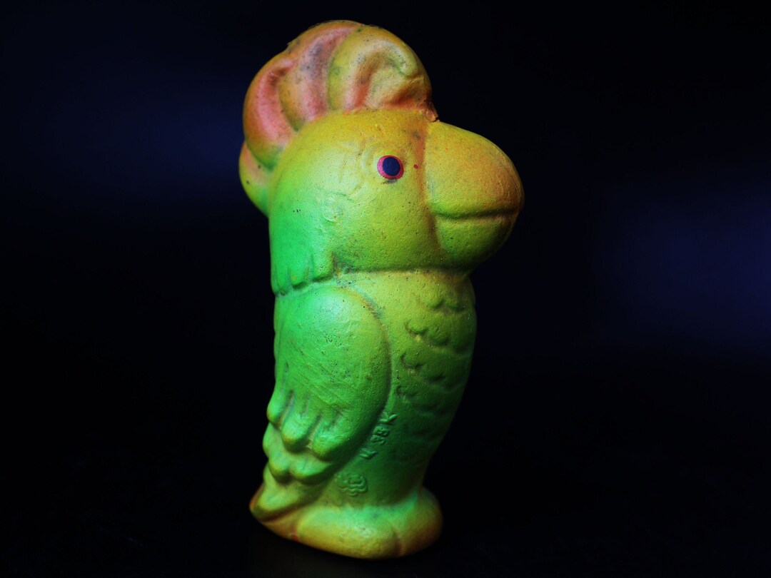 Vintage Rubber Parrot Soviet Parrot Toy Soviet Toy Vintage - Etsy