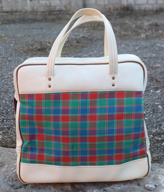 1978 vintage bag, soviet travel bag, shopping bag, pi… - Gem