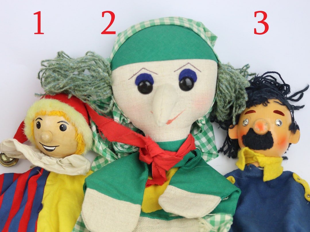 Vintage Hand Puppet Doll, Soviet Glove Doll, Puppet Show, Puppet ...
