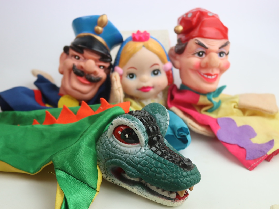 Vintage Hand Puppet Doll, Soviet Glove Doll, Puppet Show, Puppet ...