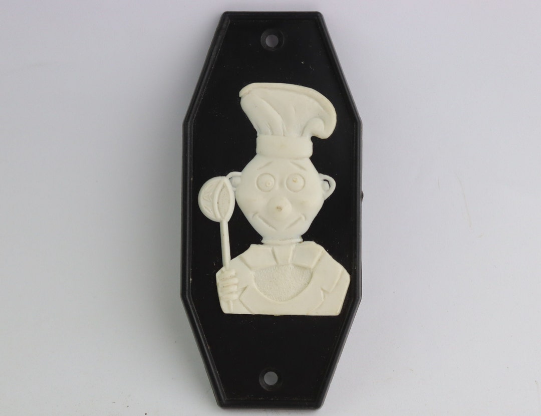 Vintage Kitchen Door Sign, Door Plate Plastic Decor Cook Room Nameplate ...