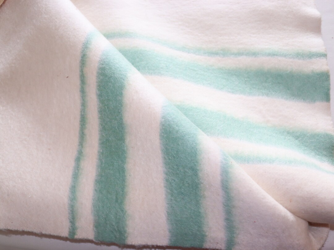 1984 New Vintage Woolen Blanket, Ukrainian Wool Plaid, Ussr Cotton ...