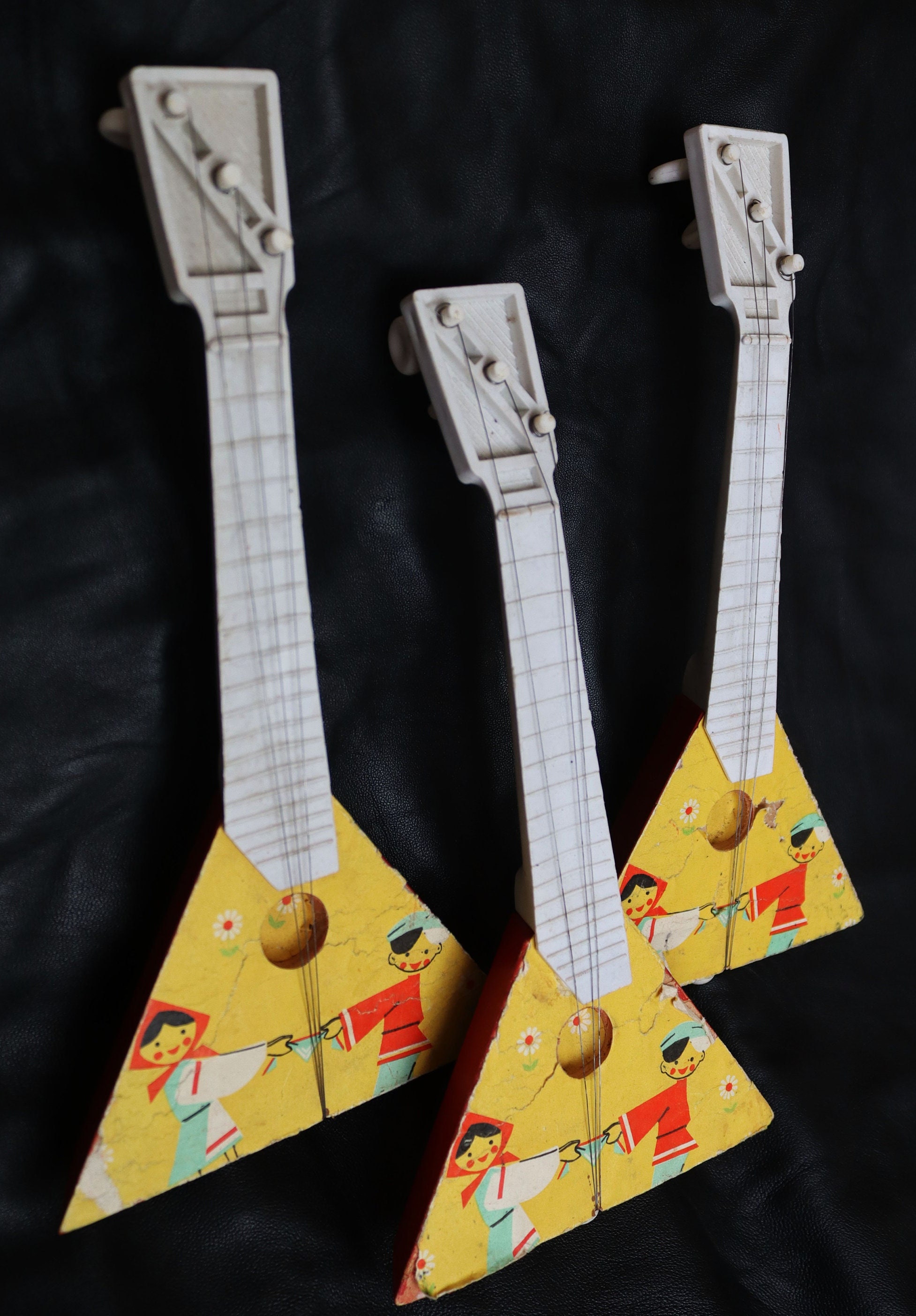 Three Vintage Kids Balalaikas, Russia Communist Propaganda, Kids ...