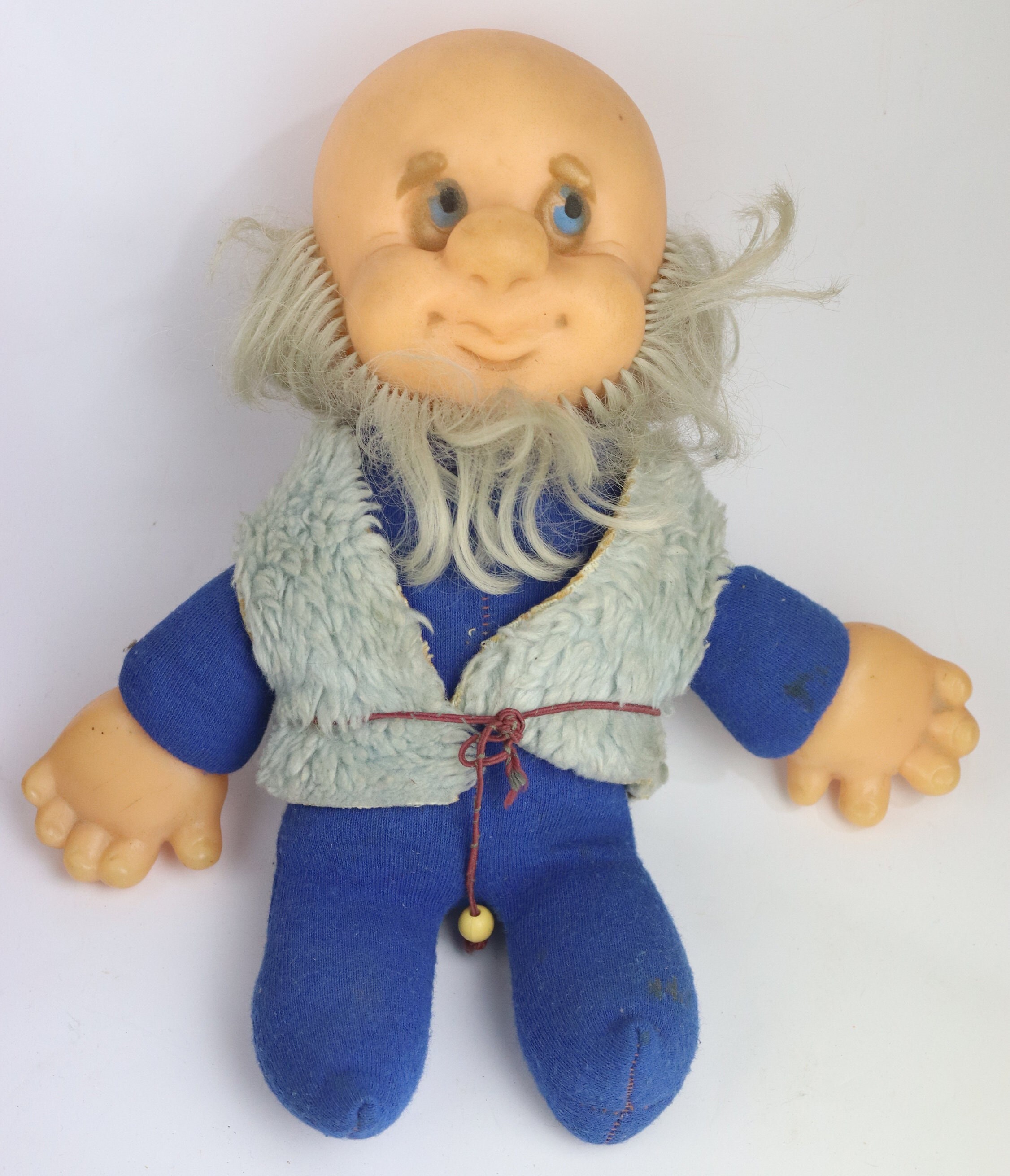 Vintage Soft Doll Gnome Buffoon Baby Doll Puppet Rubber - Etsy