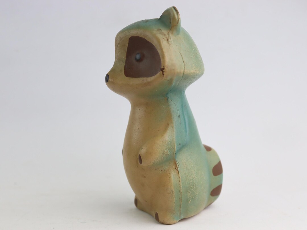 Vintage Rubber Raccoon, Racoon, Coon, Vintage Raccoon, Old Toy, Vintage ...