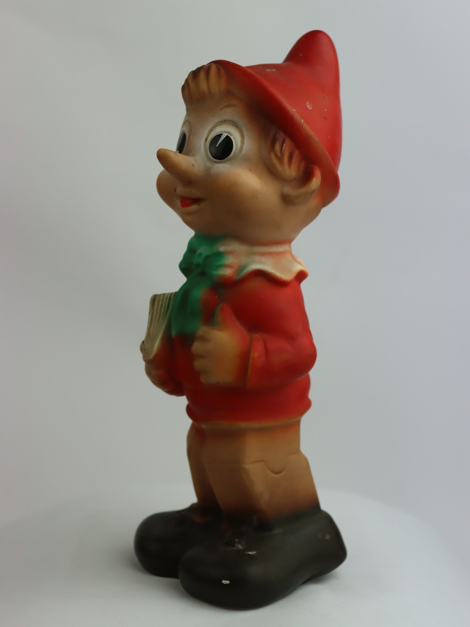 Vintage Rubber Pinocchio , Russian Buratino , Vintage Pinocchio, Old ...