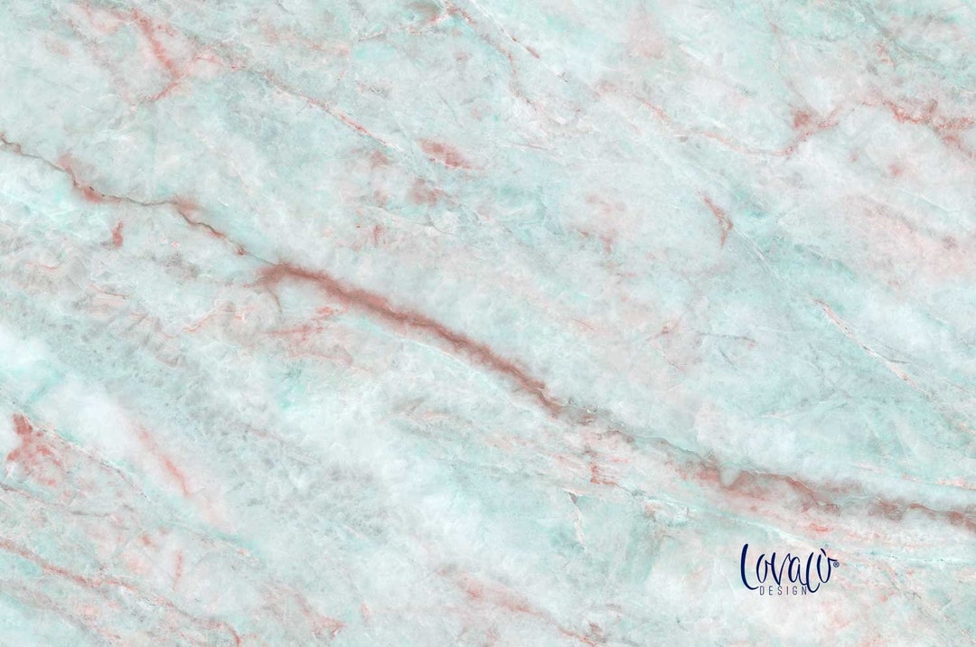 Pastel Pink Blue Marble Photography Backdrop for Product, Instagram ...