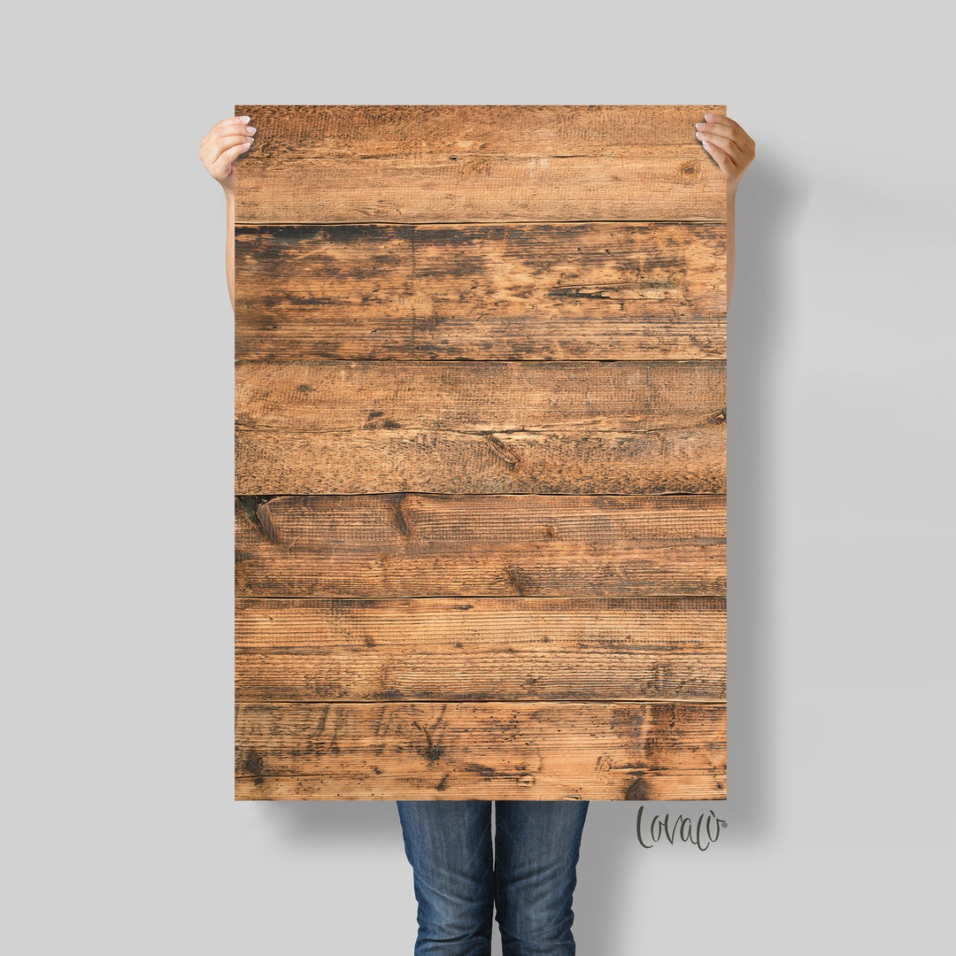 Photo Backdrop Rustic Wood for Product, Instagram, Flat Lay Photography ...