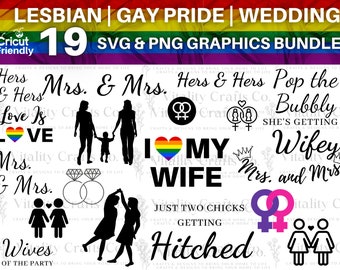 Gay Wedding Svg | Etsy