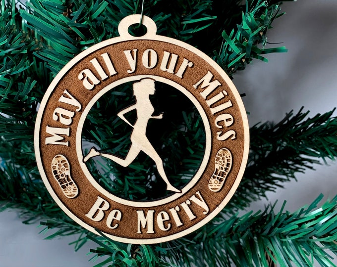 Cross Country Running Ornament, Running Gift, Gift for Runner, Running ...