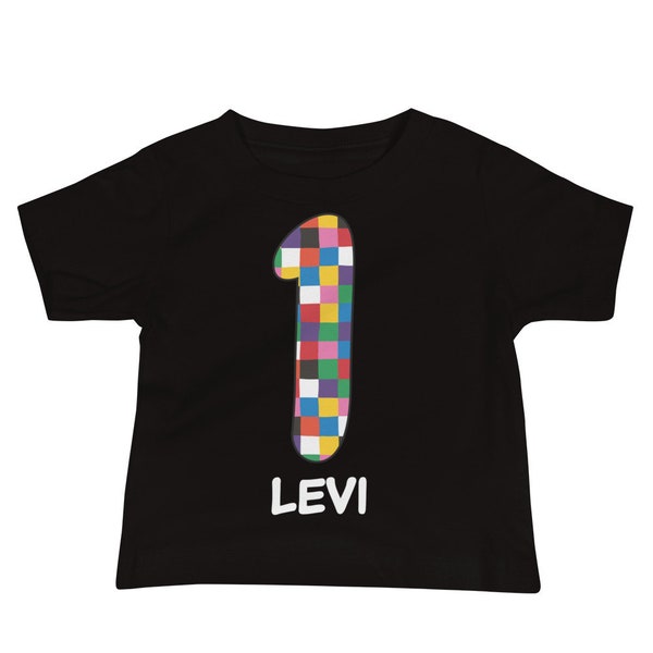 Checkered Number 1 - Etsy