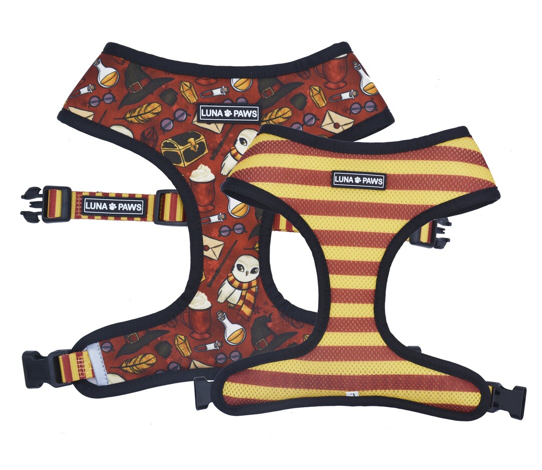 Dogwarts, Luna Paws Reversible Harness, 2-in-1 Harness, Dog Clothes ...
