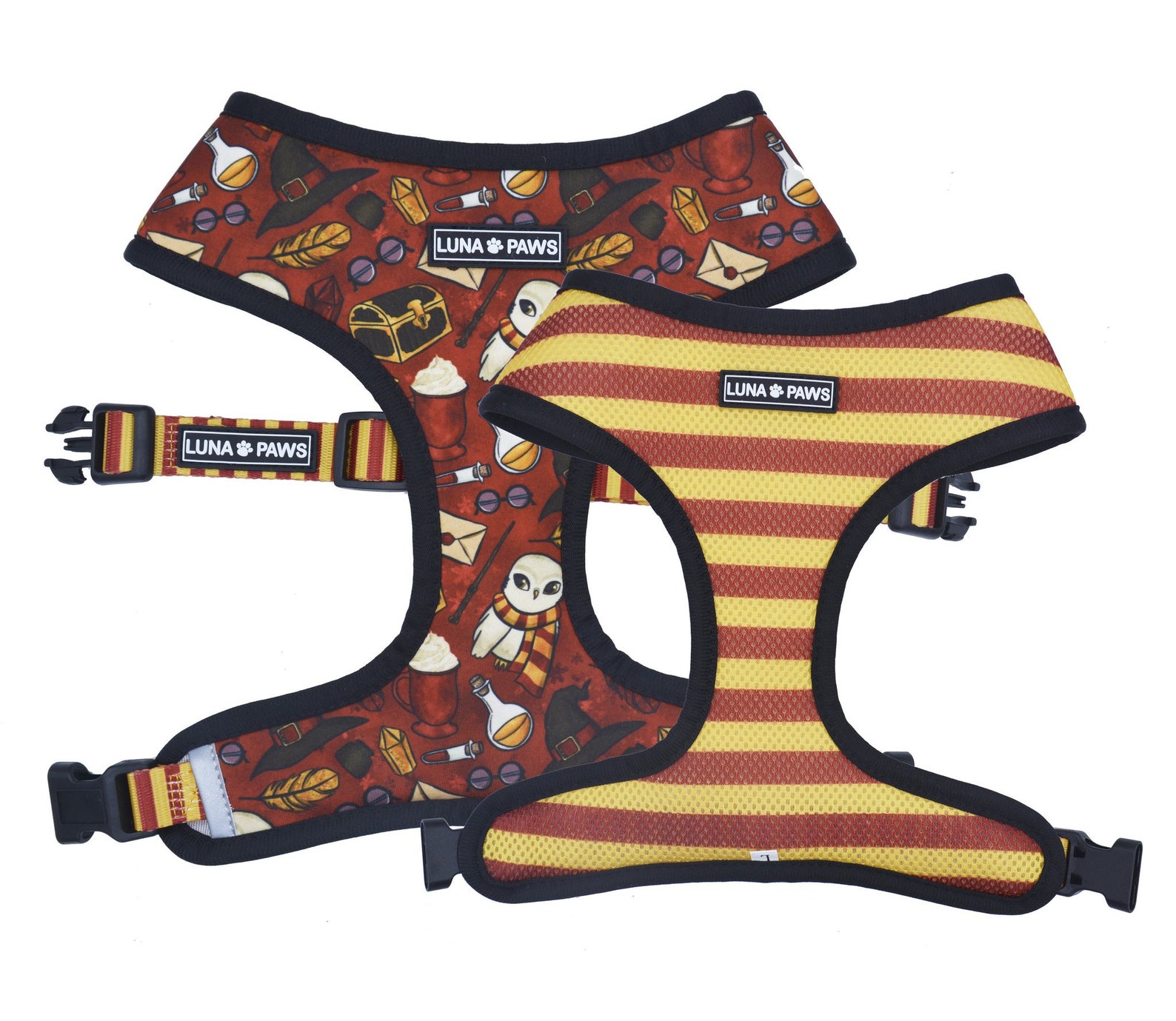 Dogwarts Luna Paws Reversible Harness 2-in-1 Harness Dog - Etsy