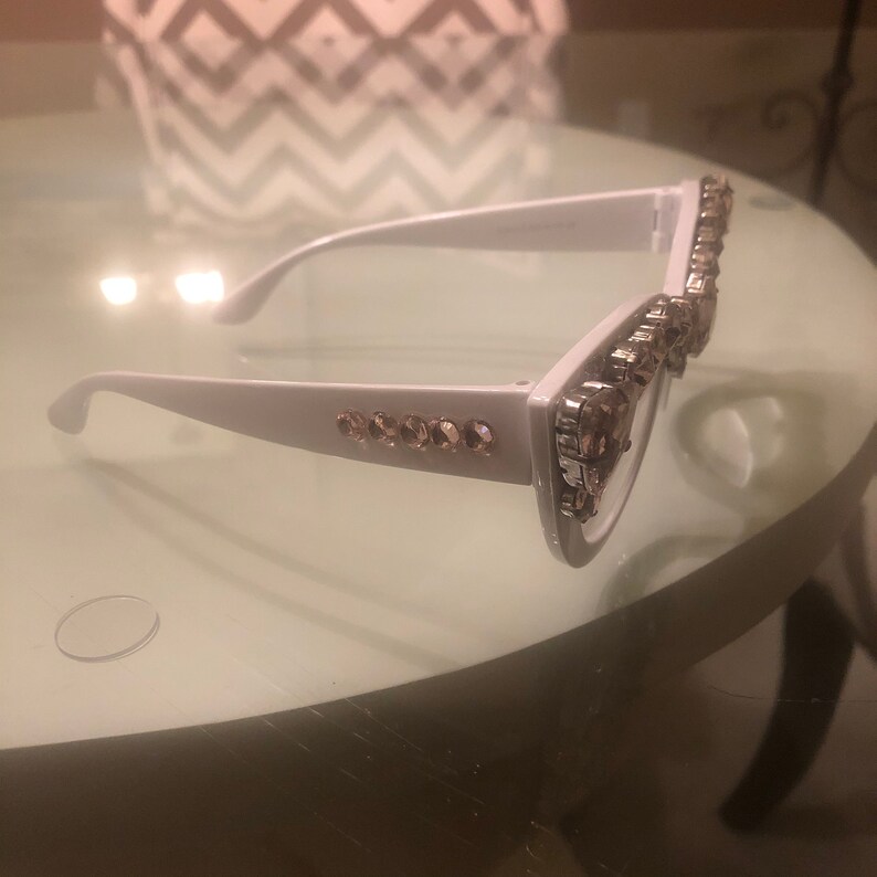 RHINESTONE READERS Reading Glasses - Etsy