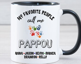 Best Pappou Ever Pappou Coffee Mugs Fathers Day Gifts Greek - Etsy