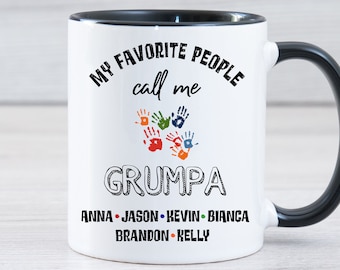 Grumpy Grandpa Gift Personalized Grumpa Christmas Coffee Mug - Etsy