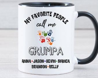Grumpy Grandpa Gift Personalized Grumpa Christmas Coffee Mug - Etsy