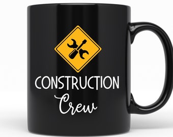 Crazy to Work in Construction Coffee Mug Gift for - Etsy