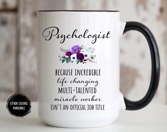 Psychologist Mug, Psychologist Gifts, Psychologist Appreciation Coffee ...