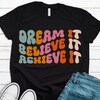Stick Figure Art Inspirational T-shirt, Overcoming Adversity, Get Back ...