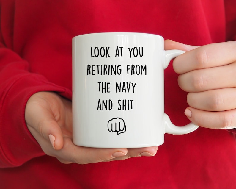 US Navy Retirement Gifts Navy Retirement Mug Gifts for Navy - Etsy