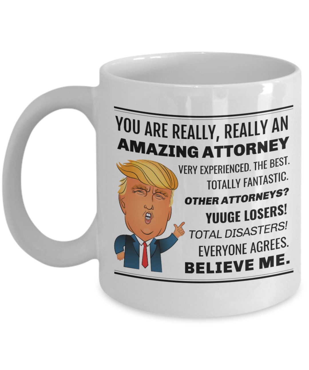 Trump Attorney Mug, Funny Trump Attorney Mug, Attorney Birthday Gift ...