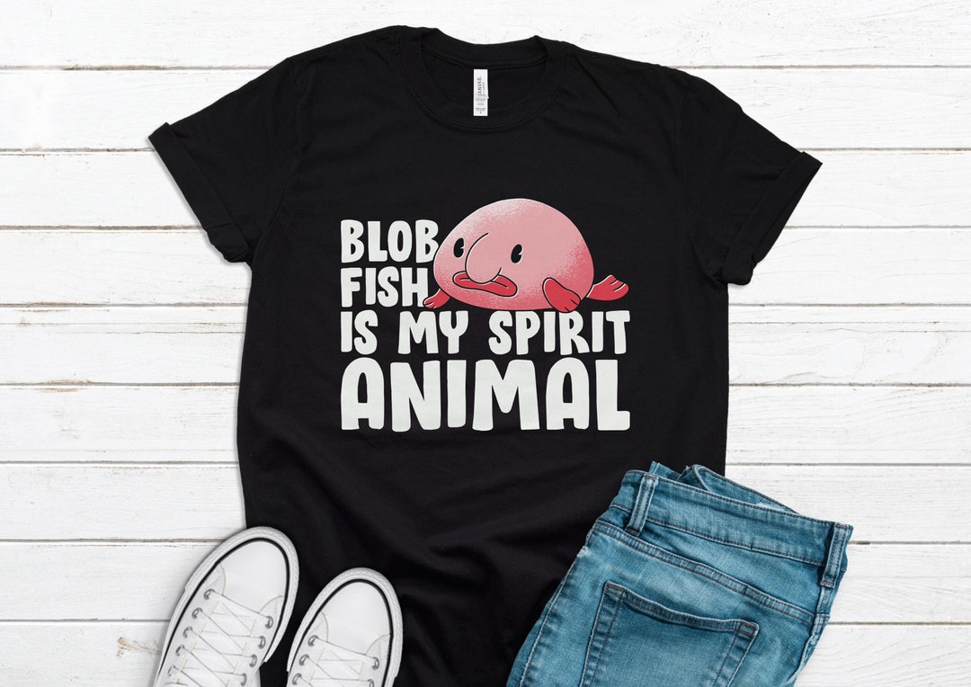 Funny Blobfish T-shirt, Blobfish T-shirt, Fathead T-shirt, Blobfish ...