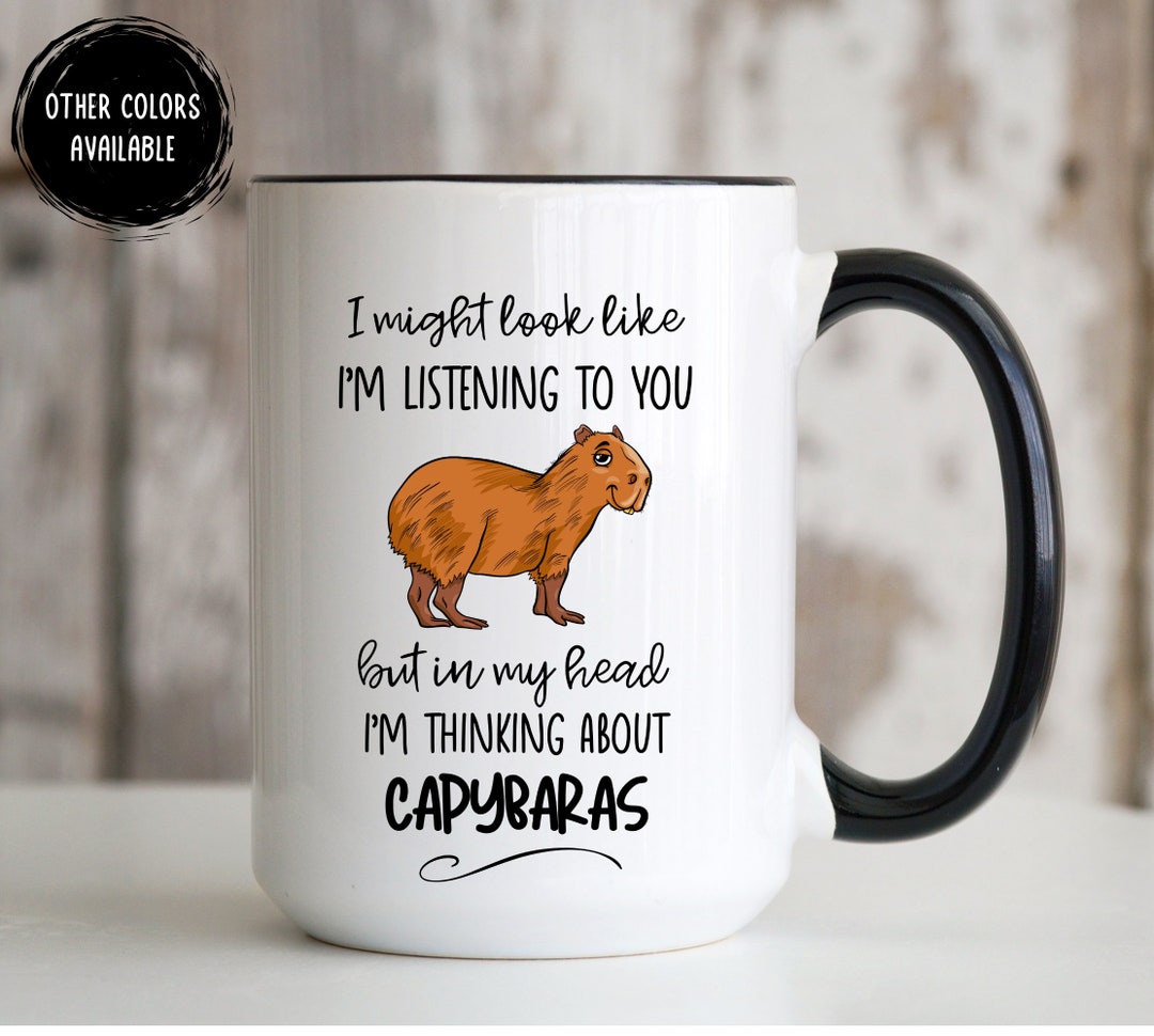 Capybara Gifts, Capybara Mug, Capybara Lover Cup, Cute Animal Mug ...