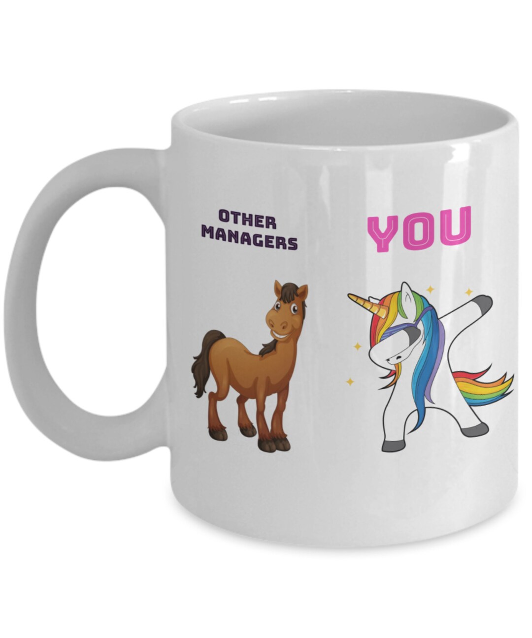 Unicorn Manager Mug, Manager Quote Mug, Because Badass Miracle Worker ...