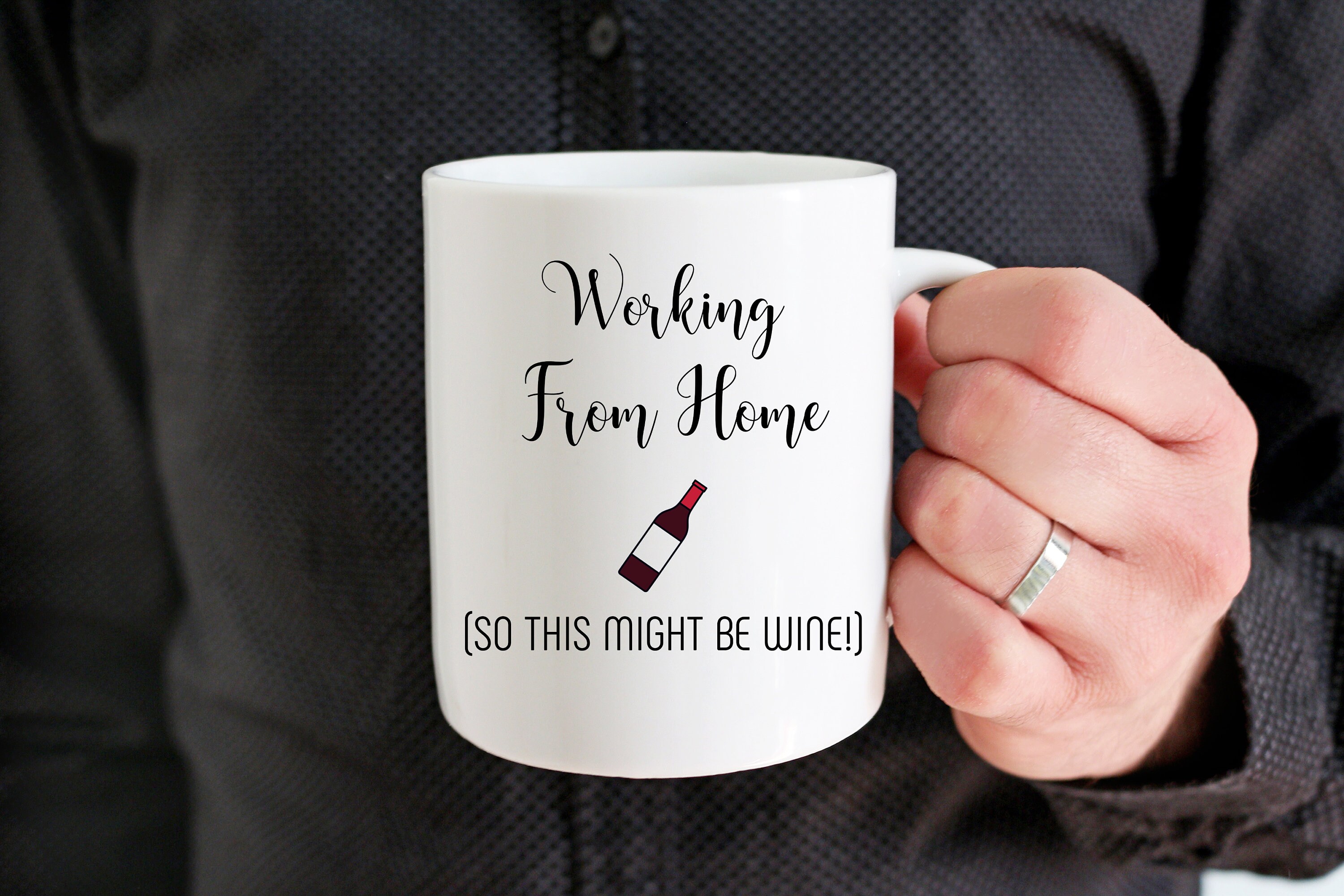 Funny Work From Home Mugs, Remote Working Mug, Funny Working From Home ...
