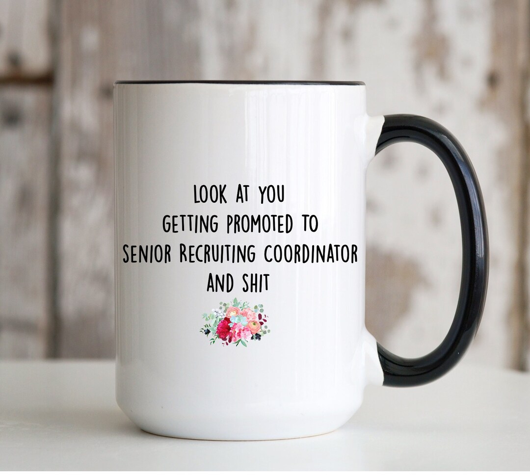 Senior Recruiting Coordinator Promotion, Gift for Sr Recruiting ...