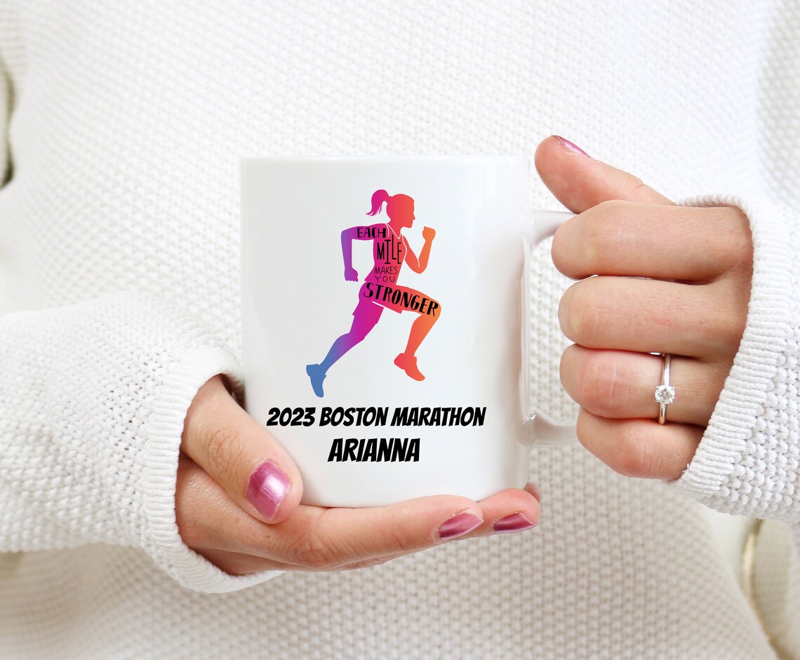 Boston Marathon Gift Mug, 2023 Boston Marathon Runner Gift Mug ...