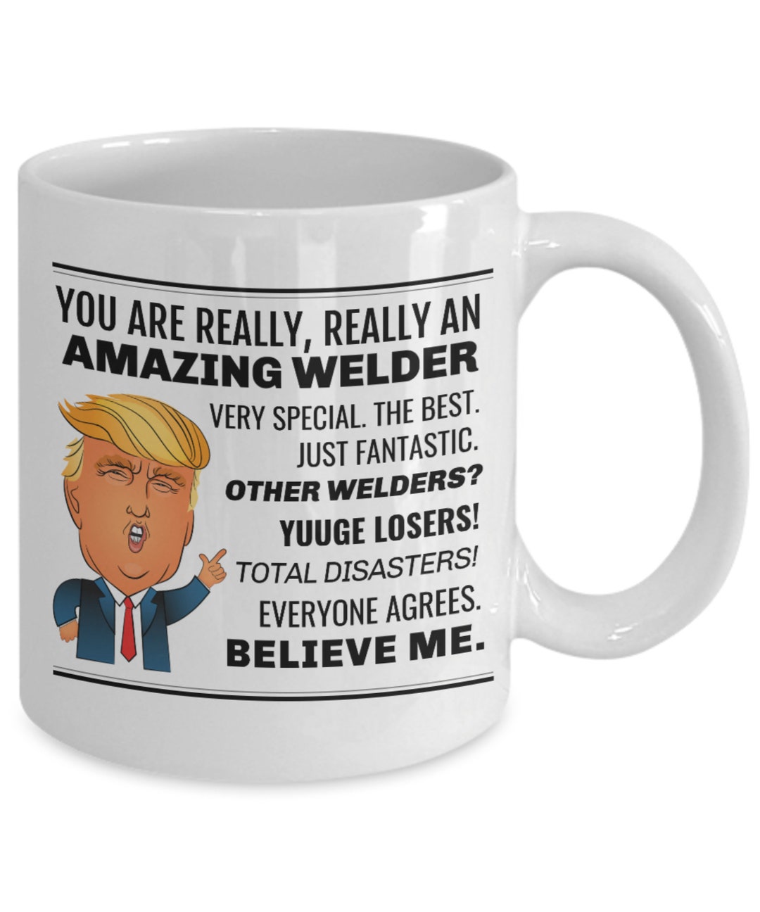 Trump Welder Mug Funny Donald Trump Welder Mug Welder - Etsy
