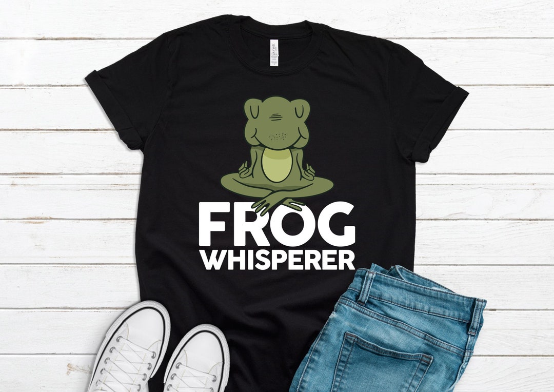 Frog Gift, Frog Whisperer Shirt, Frog Shirt, Frog Lover Shirt, Frog ...