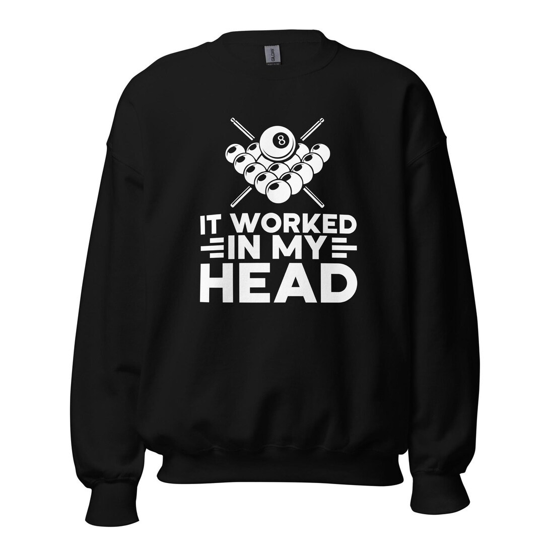 Billiards Sweatshirt, Billiard Gift, Billiard Player Gift, Billiard ...