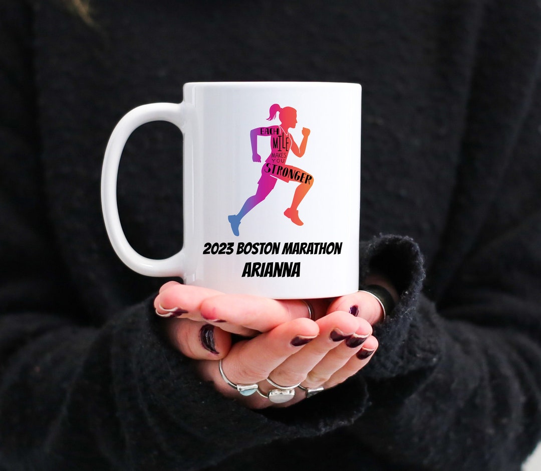 Boston Marathon Gift Mug, 2023 Boston Marathon Runner Gift Mug ...