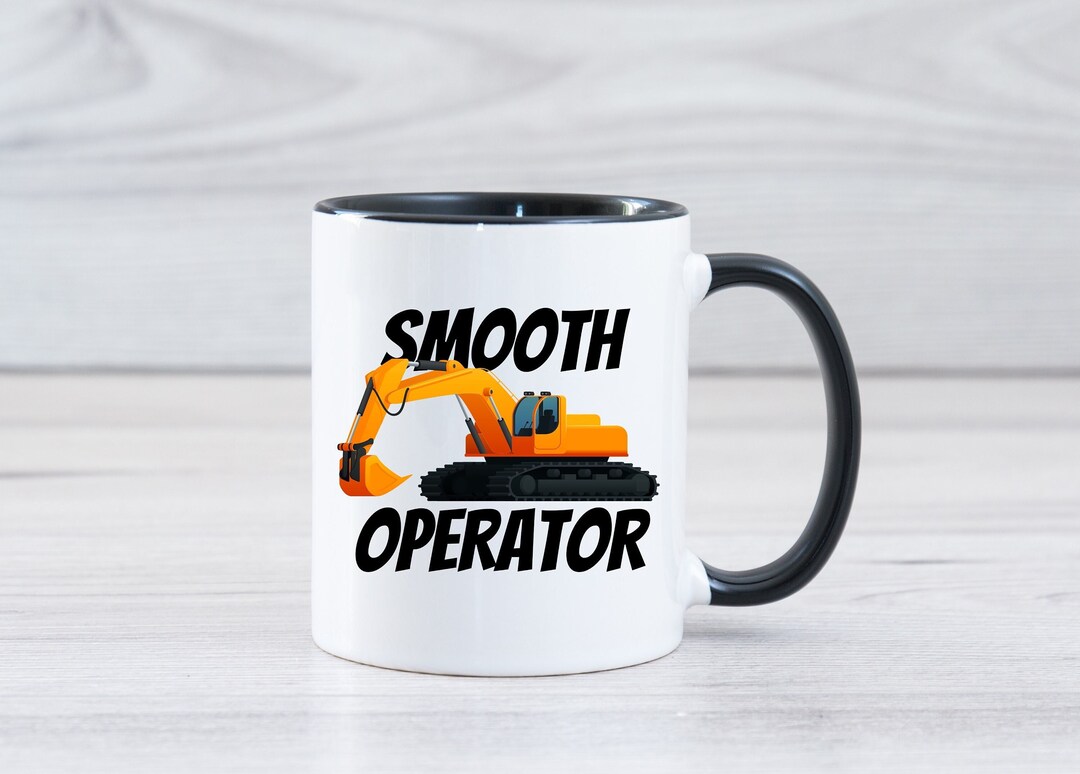Construction Worker Mug Excavator Operator Gift Heavy Machine Operator ...