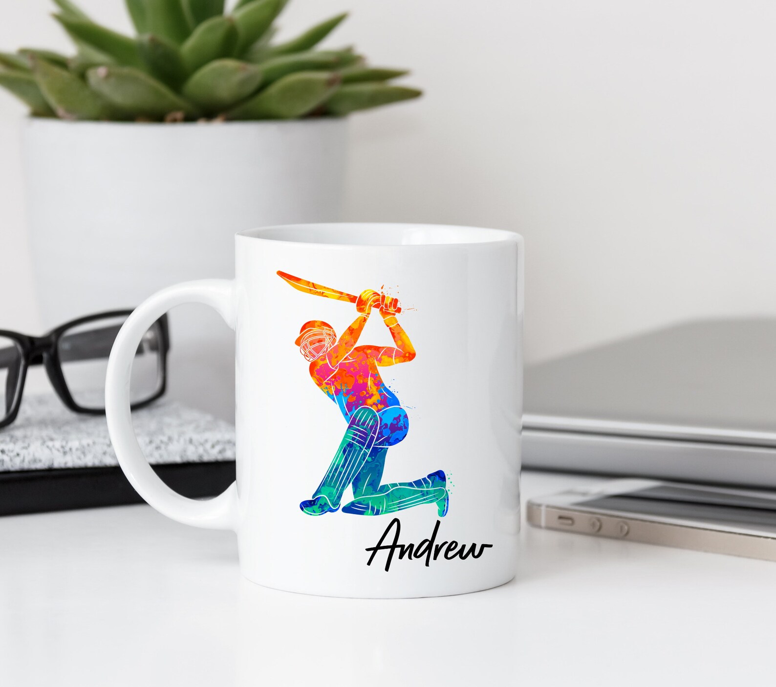 Personalized Cricket Player Coffee Mug Cup, Cricket Gifts I Love ...