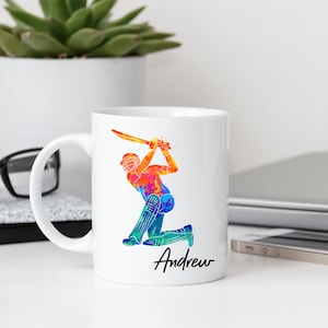 Cricket Gifts Cricket Mug Personalized Player Coffee Mug Cup, Cricket ...
