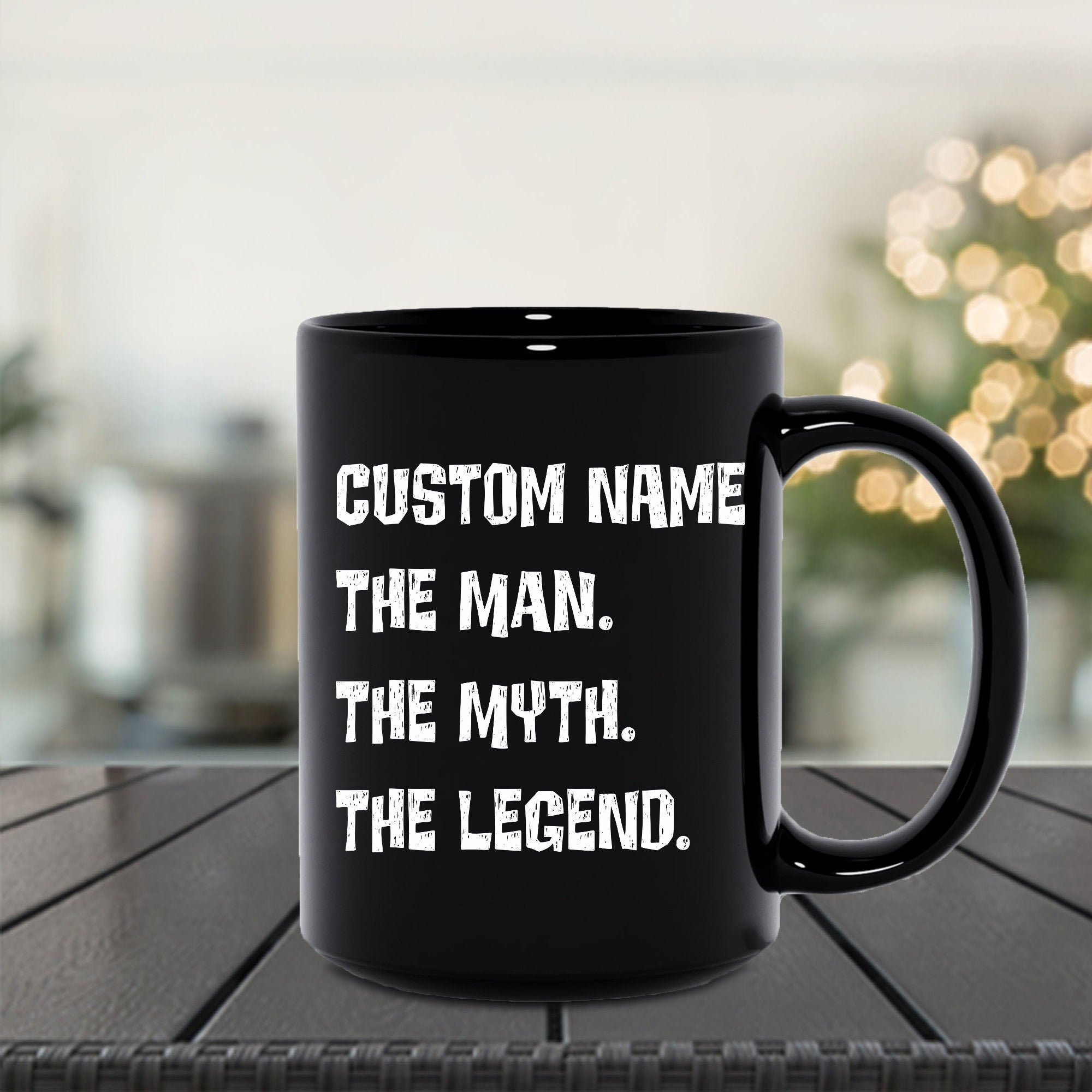 the man the myth the legend mug Funny Custom Birthday mug for men Funny ...