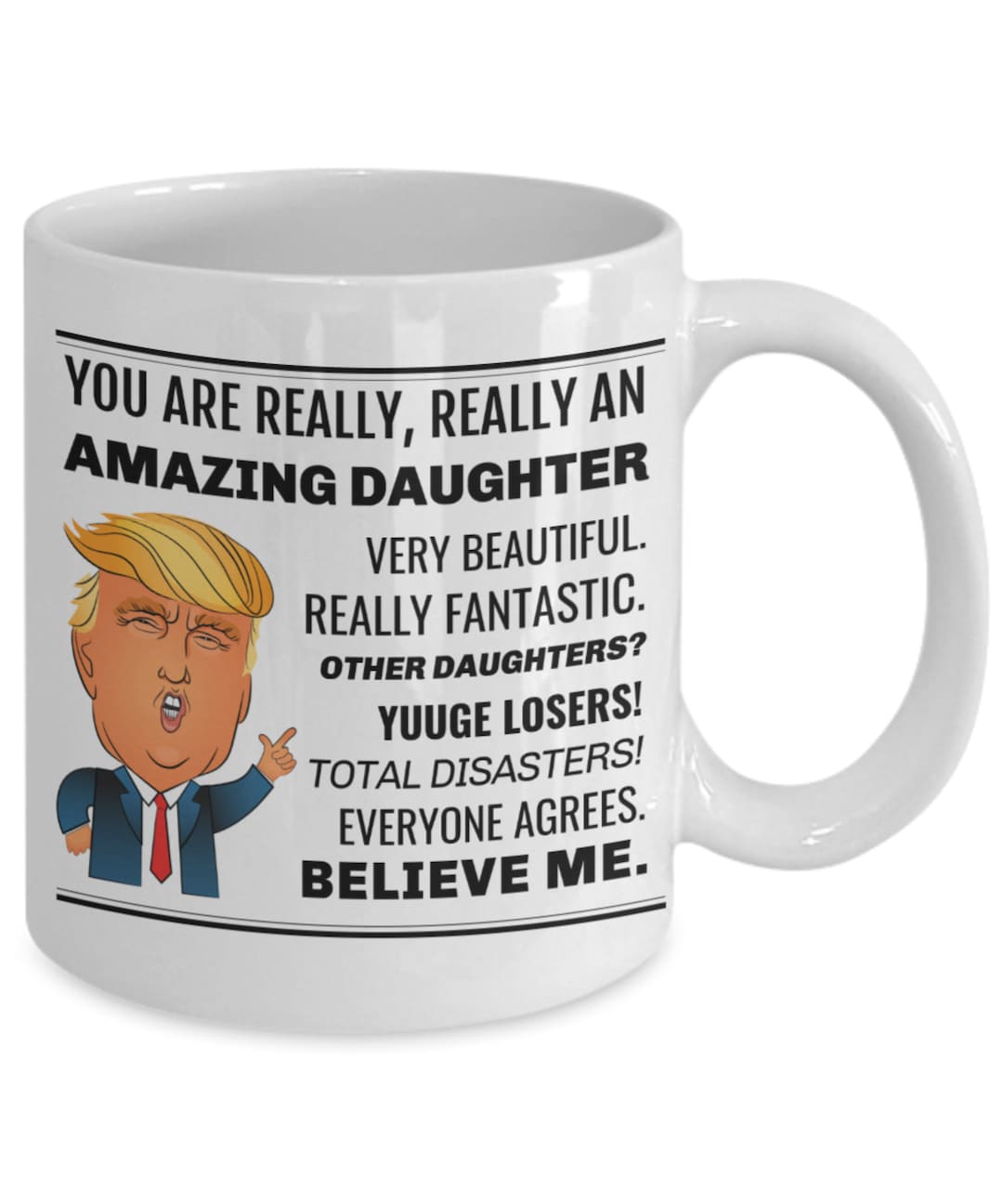 Daughter Trump Mug, Trump Daughter Coffee Mug, Trump Coffee Mug Present ...
