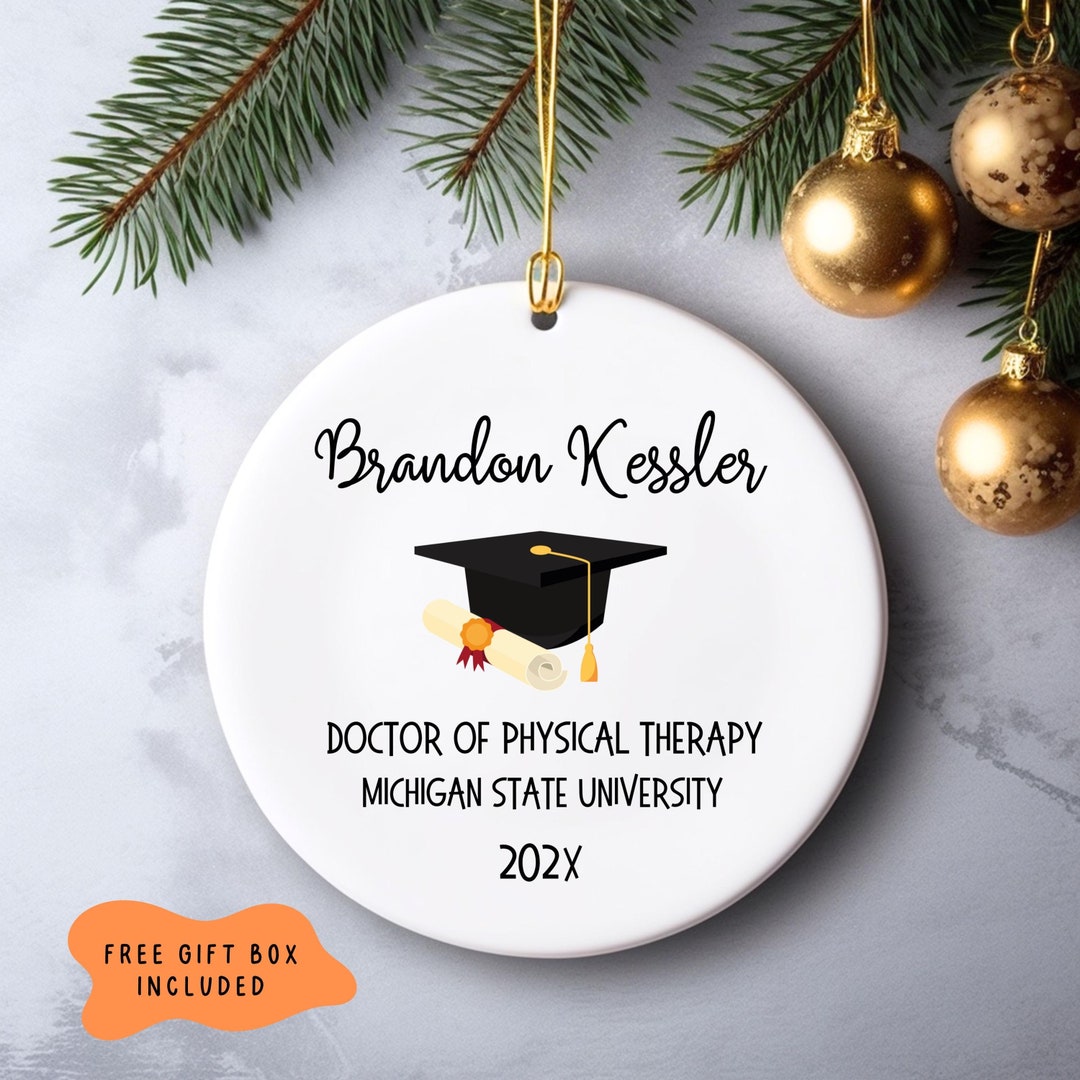 DPT Graduation Gift Doctor of Physical Therapy DPT Graduation Ornament ...