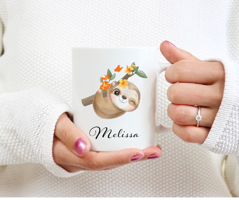 Cute Sloth Mug, Sloth Gifts for Her, Sloth Coffee Mugs for Women, Sloth ...
