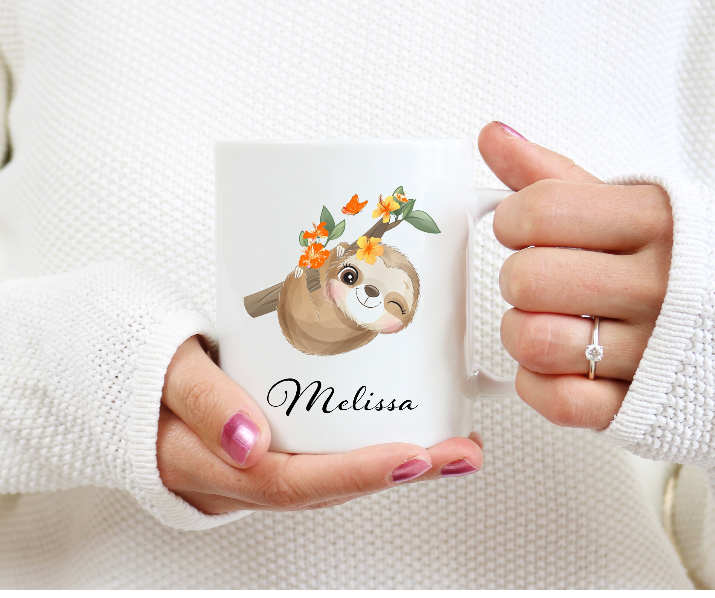 Cute Sloth Mug, Sloth Gifts for Her, Sloth Coffee Mugs for Women, Sloth ...