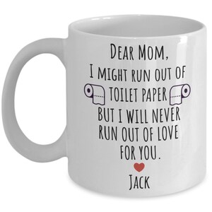 Dear Mom Social Distancing Mom Gift Quarantine Gift for Mom Funny ...