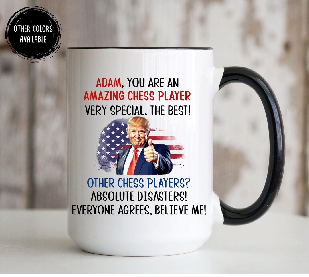 Trump Chess Player Mug, Trump Chess Player Gift for Chess Player Mug ...