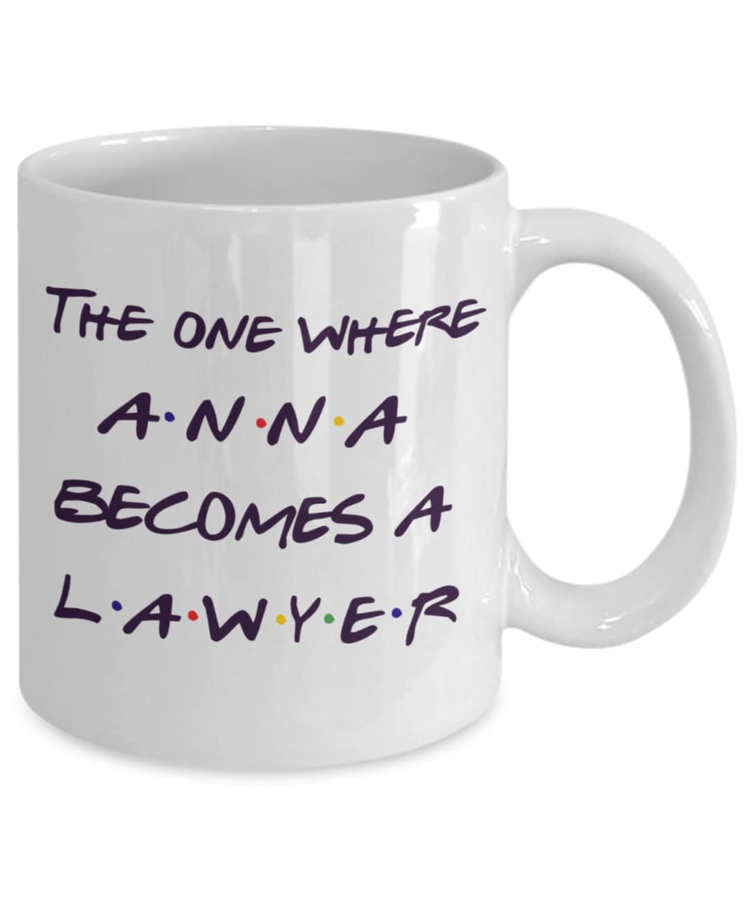 Law School Graduation Mug, Personalized the One Where Becomes A Lawyer ...
