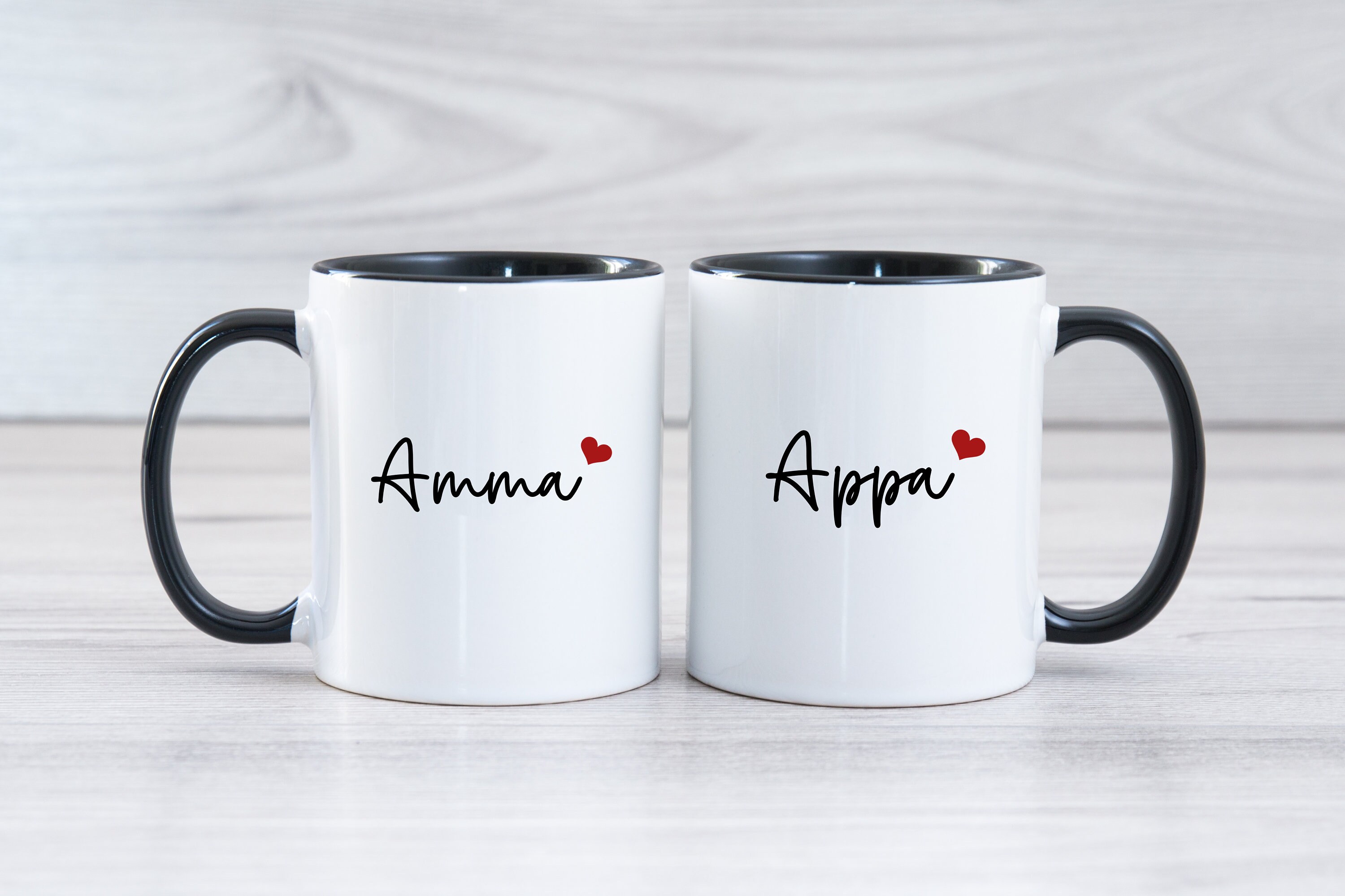 Amma Appa Mug Set, New South Indian Parents Gift Set, Amma Appa Gifts ...